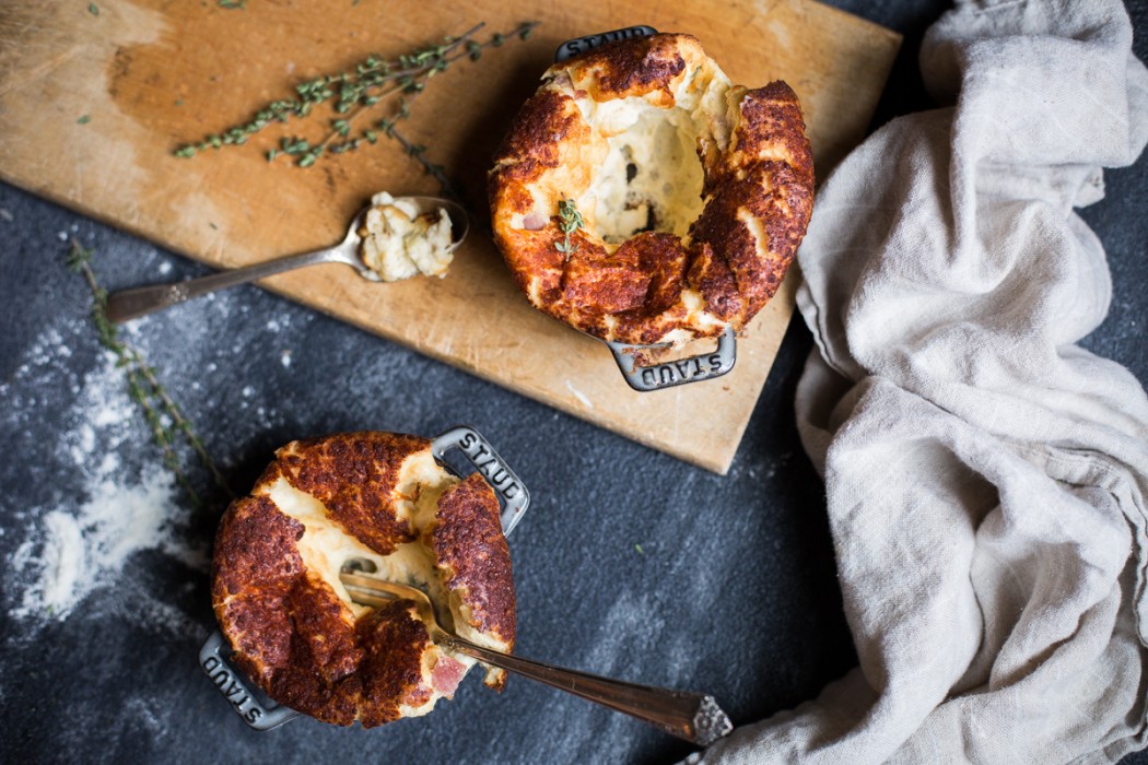 Ham and Cheese Soufflé