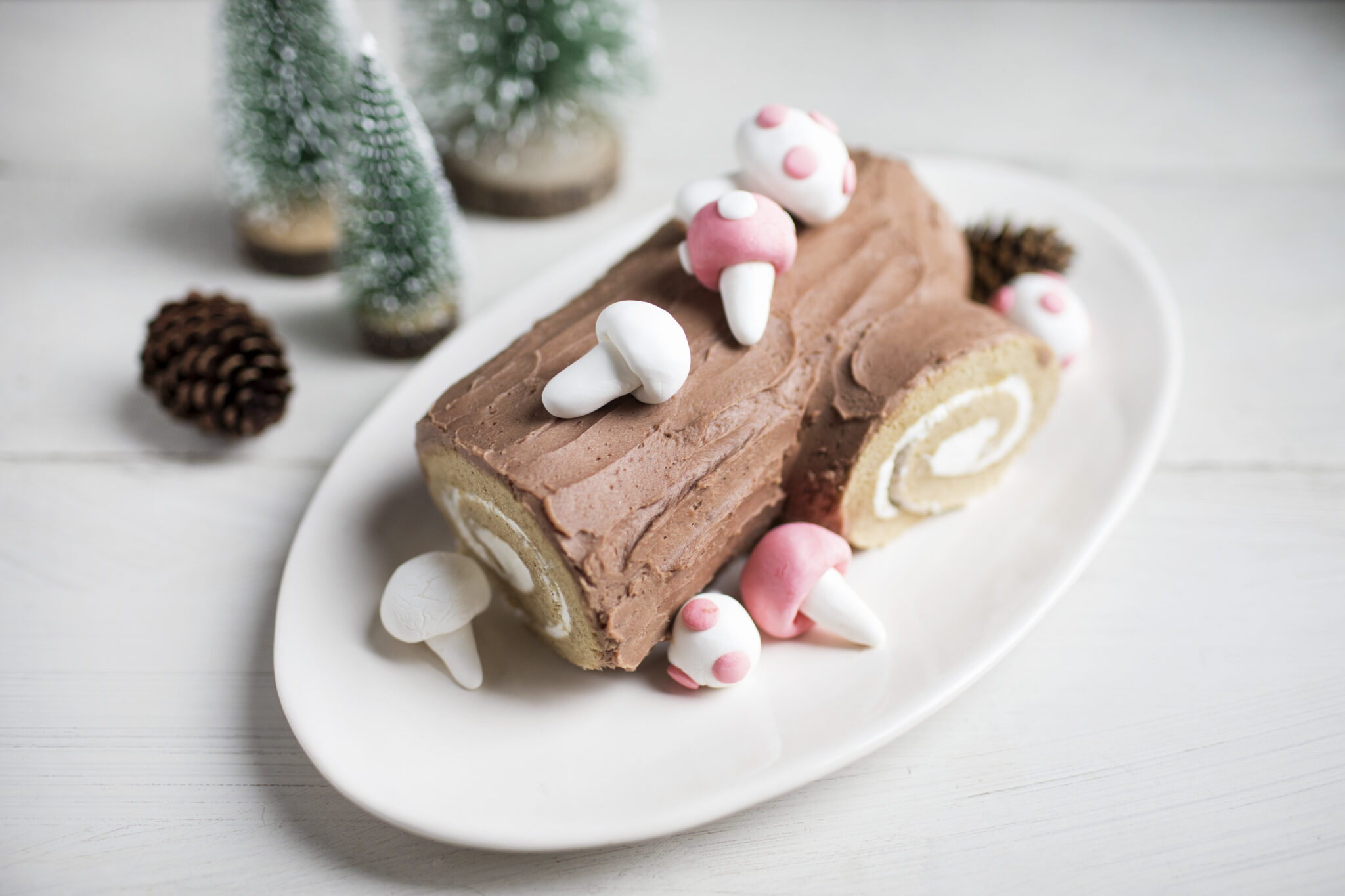 Gingerbread Bûche de Noël