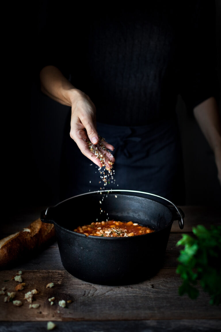 Wild Mushroom Cassoulet with Crispy Sage