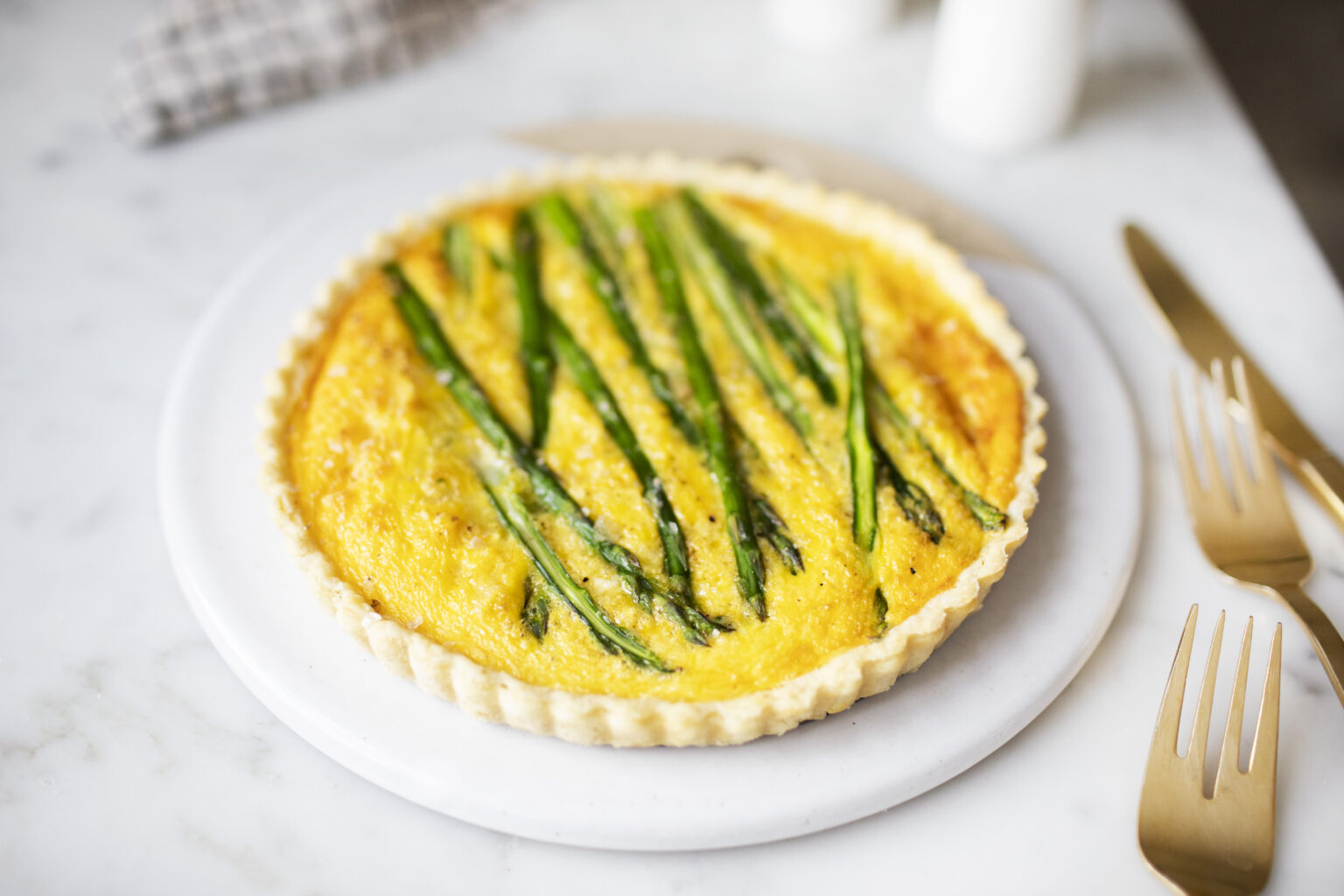 Spring Asparagus and Brie Tart