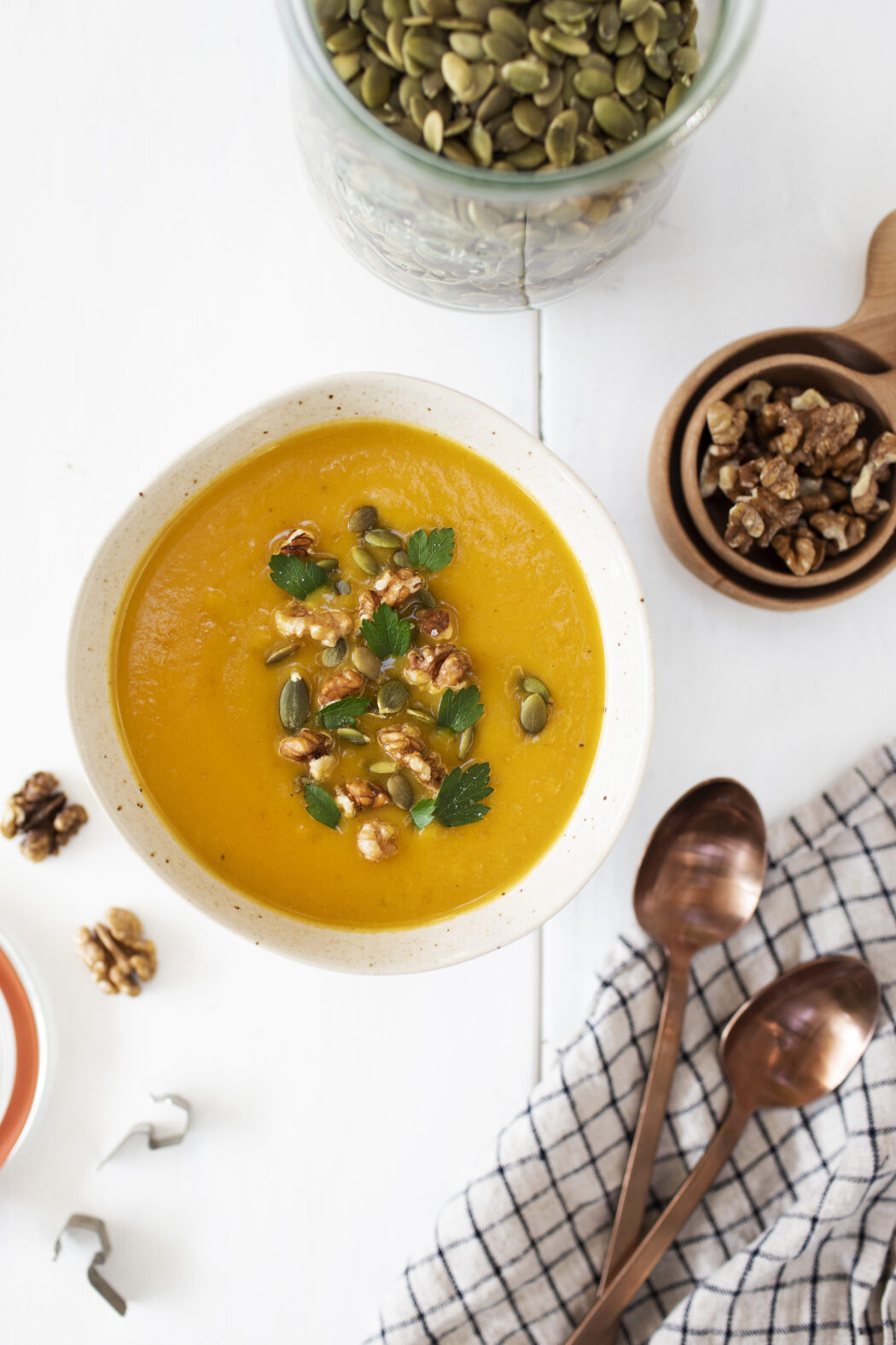 Autumn Squash, Pear + Ginger Potage