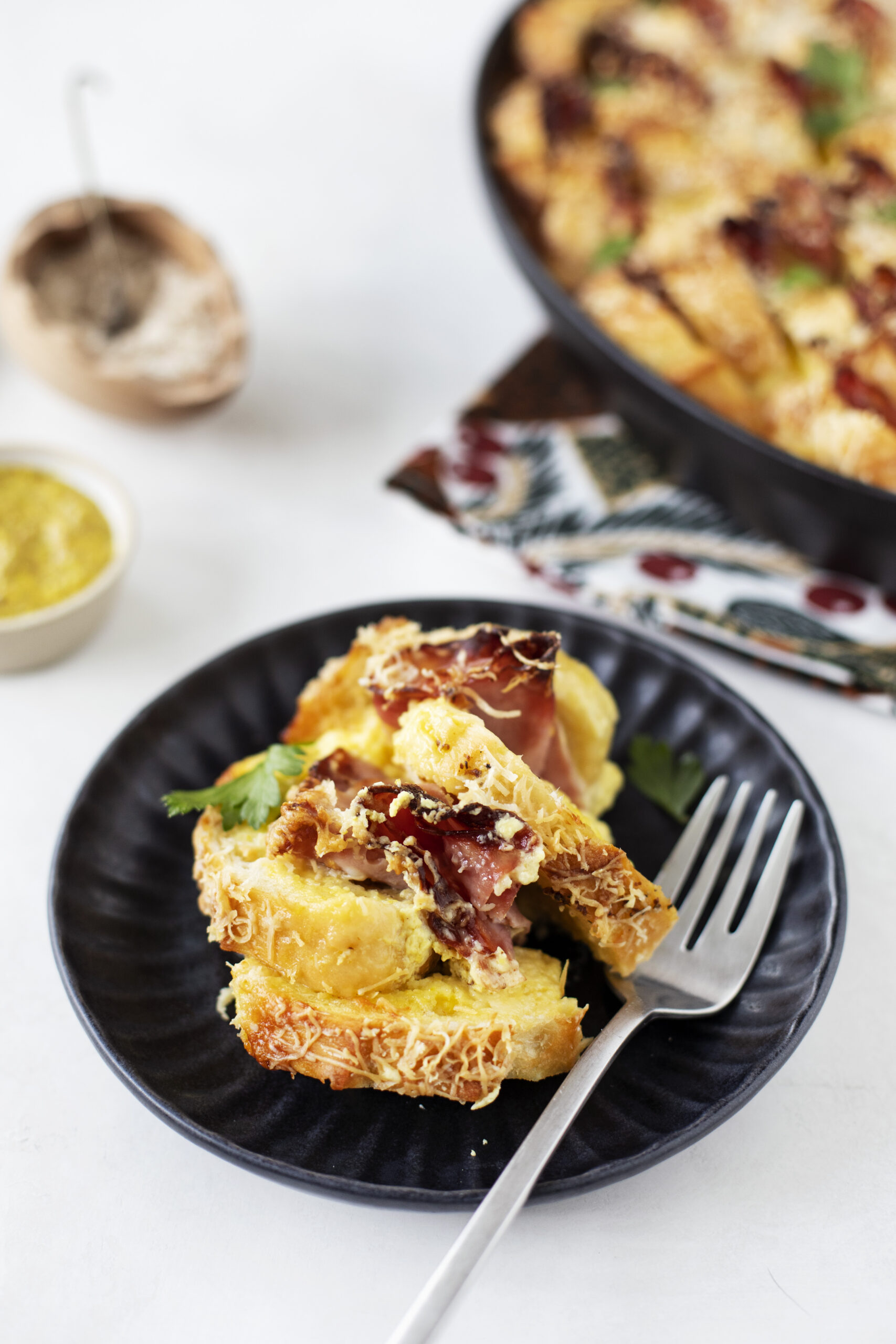 Croque-Monsieur Breakfast Bake