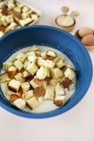 Brioche Bread Pudding with Maple Caramel Sauce