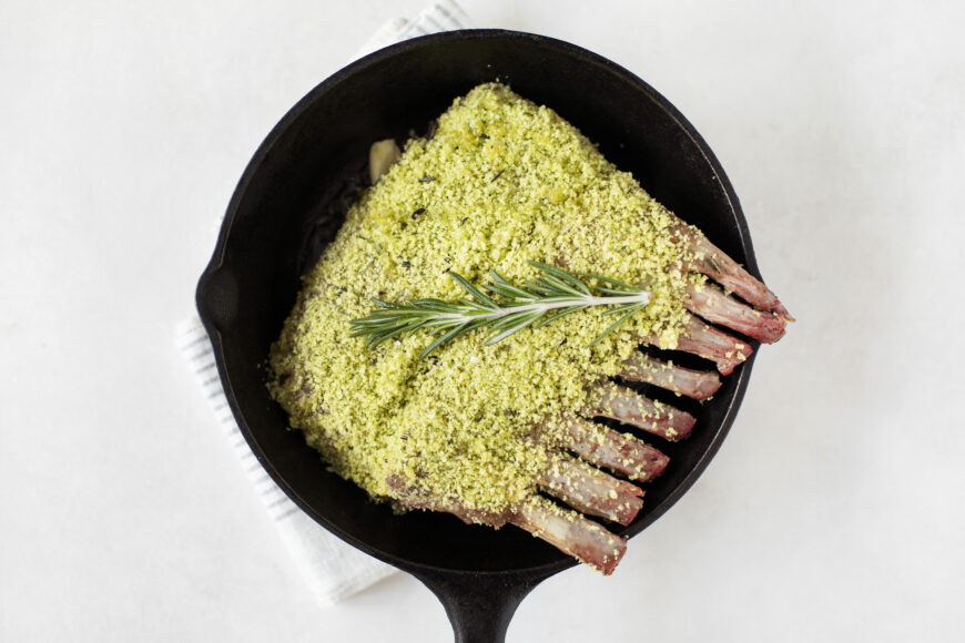 Rack of Lamb with Herb Crust