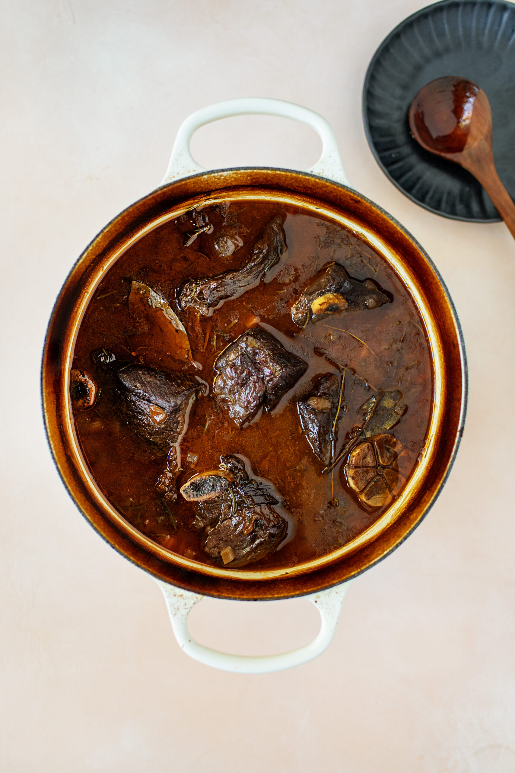 Braised Beef Short Ribs in Red Wine (Burgundy)