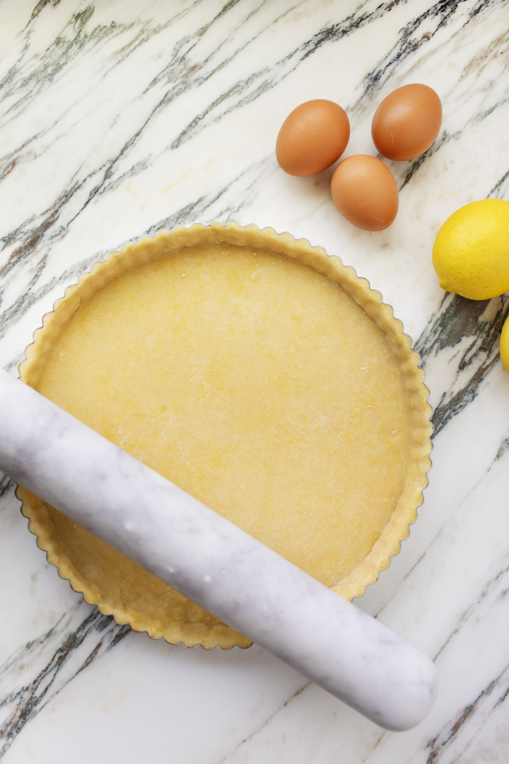 Basil Lemon Tart